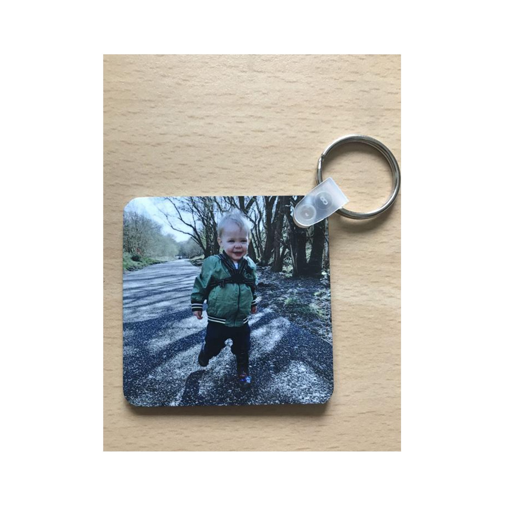Double Sided Square Keyring - whitworthprints