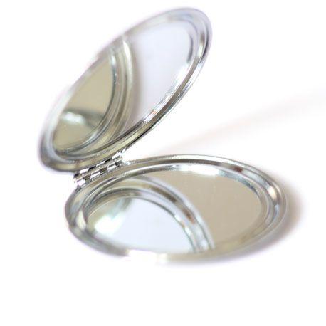 Round compact mirror. - whitworthprints